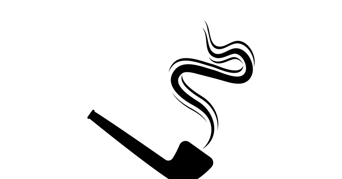 Pipe Smoking Logo Icon Vector Illustration Design 24