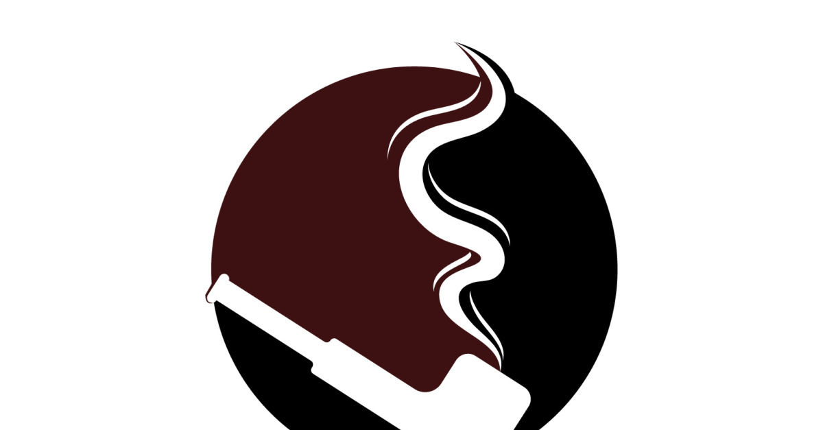 Pipe Smoking Logo Icon Vector Illustration Design 29
