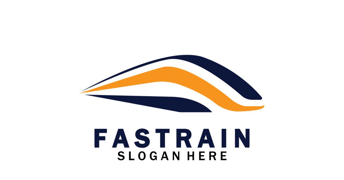 Train Logo Vector Illustration Design Fast Train Logo 18