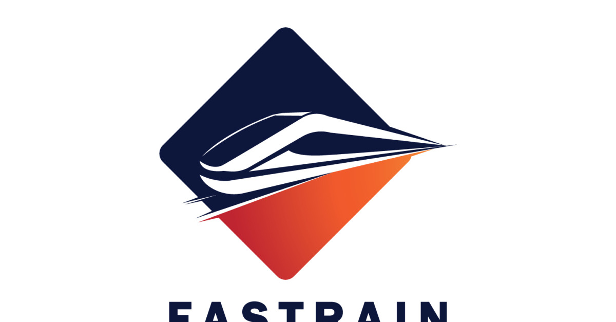 Train Logo Vector Illustration Design Fast Train Logo 42