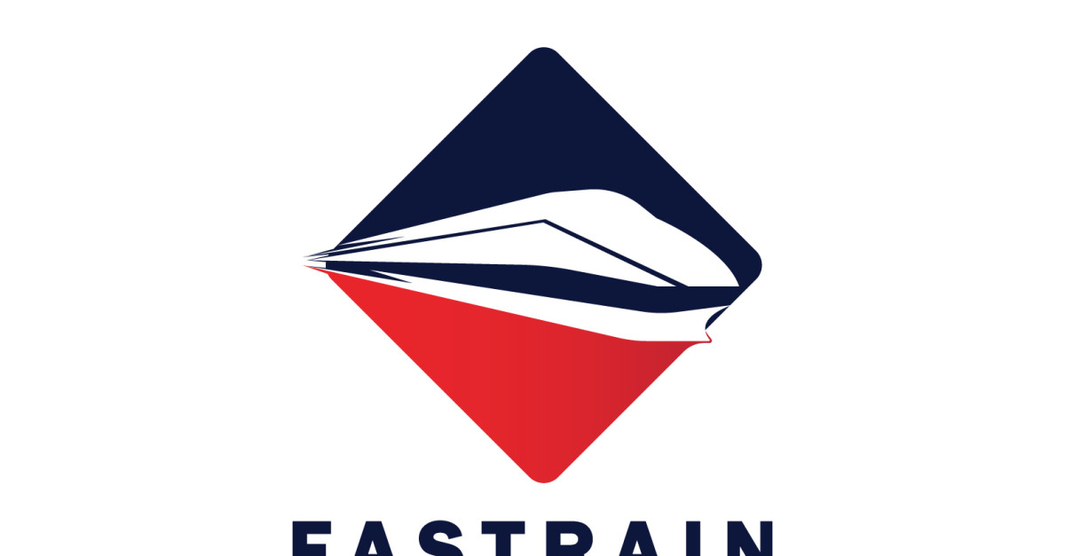 Train Logo Vector Illustration Design Fast Train Logo 48