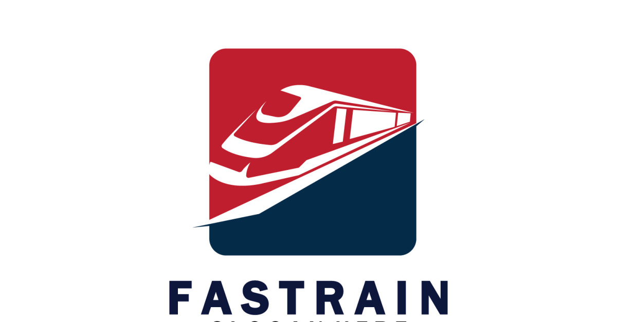 Train Logo Vector Illustration Design Fast Train Logo 49