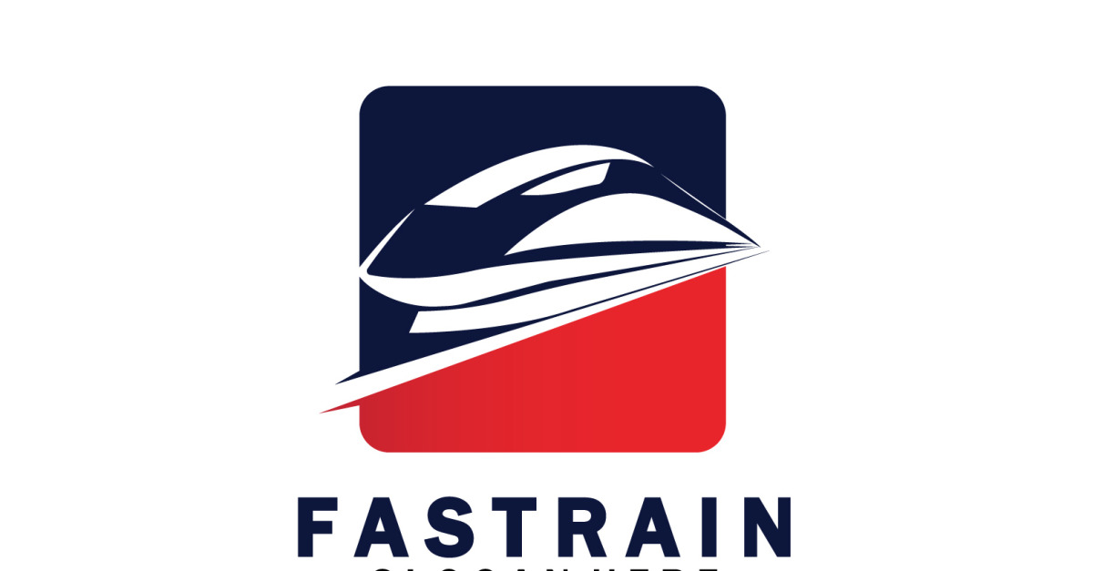 Train Logo Vector Illustration Design Fast Train Logo 51