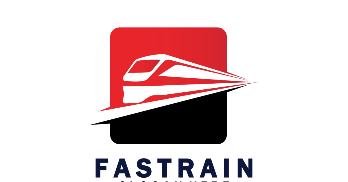Train Logo Vector Illustration Design Fast Train Logo 53