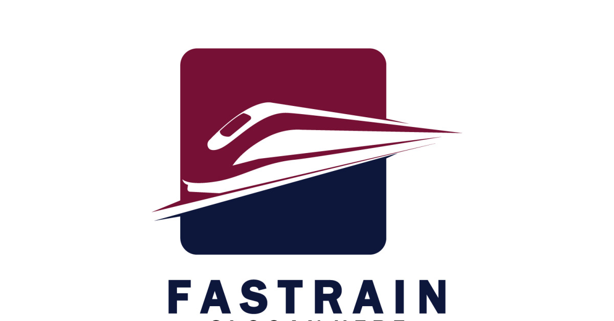 Train Logo Vector Illustration Design Fast Train Logo 54