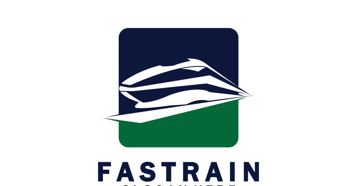 Train Logo Vector Illustration Design Fast Train Logo 56