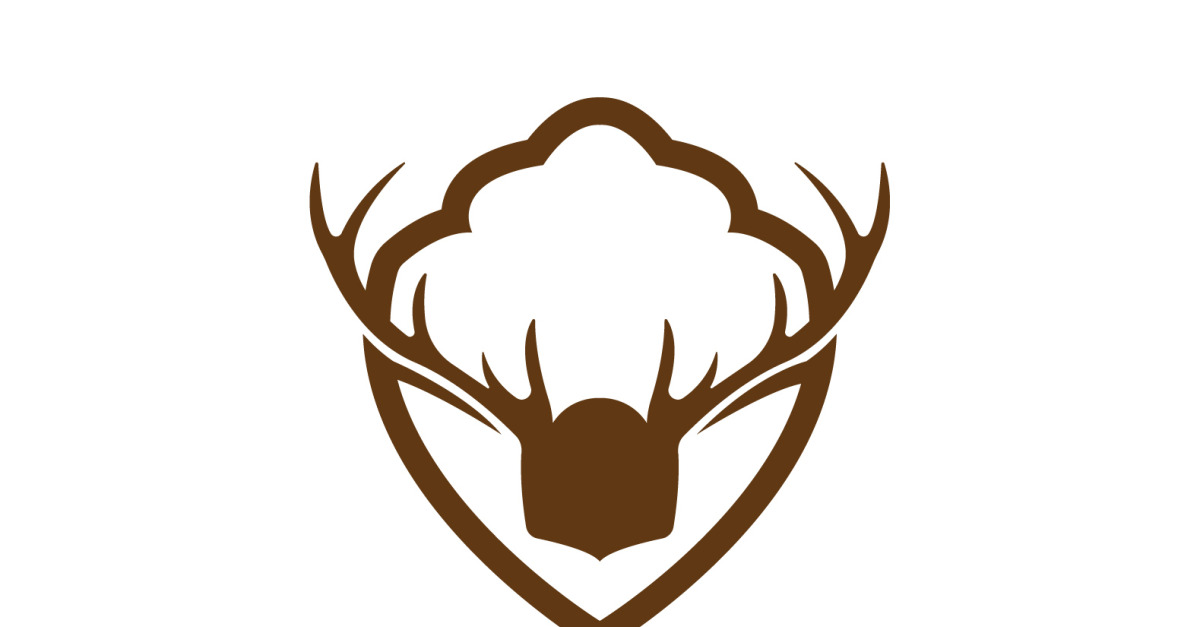Creative Deer Shield Logo Design Symbol Vector Illustration 12