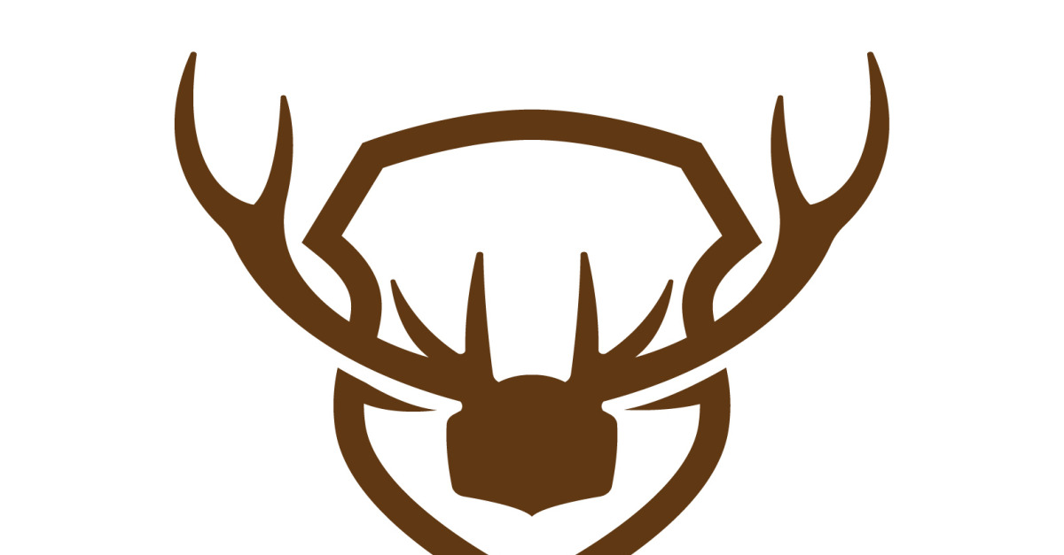 Creative Deer Shield Logo Design Symbol Vector Illustration 13