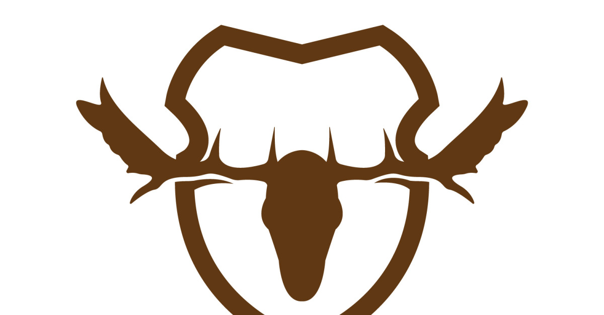 Creative Deer Shield Logo Design Symbol Vector Illustration 25