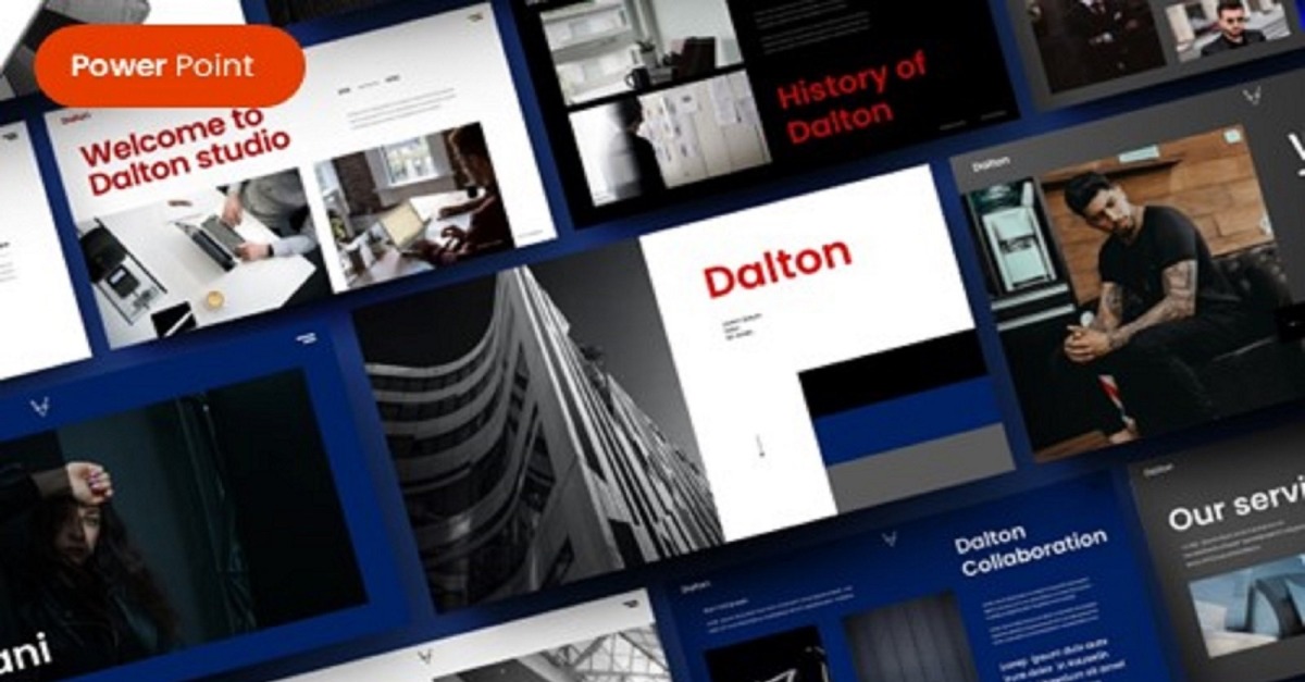 Dalton - Modello PowerPoint aziendale - TemplateMonster