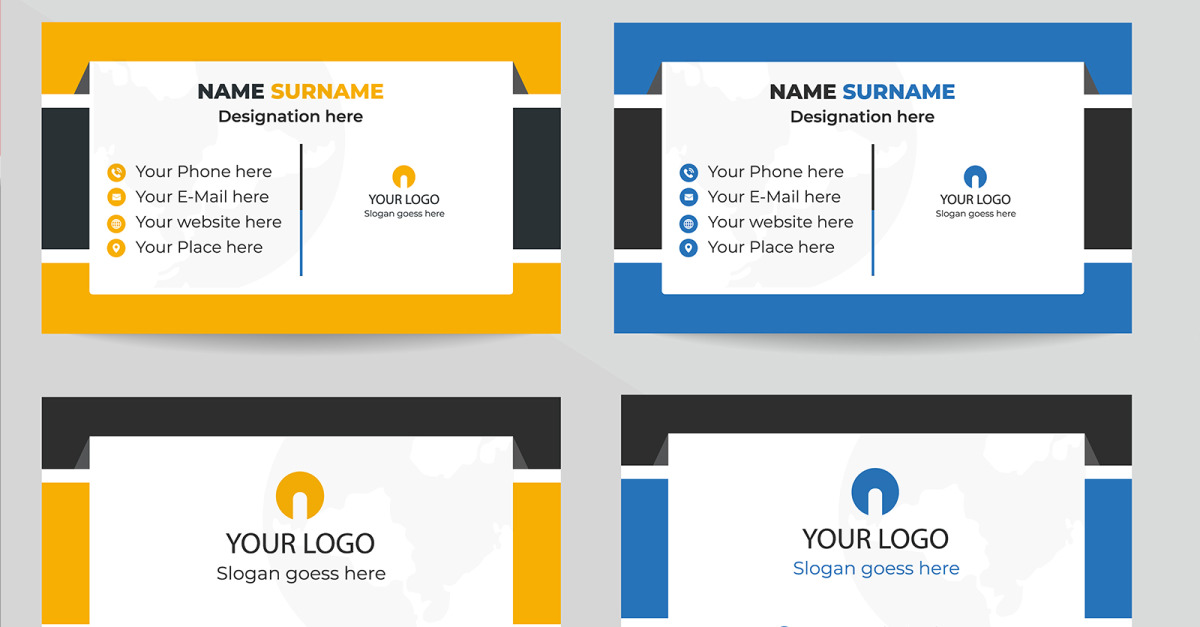 FREE Business card design #304180 - TemplateMonster