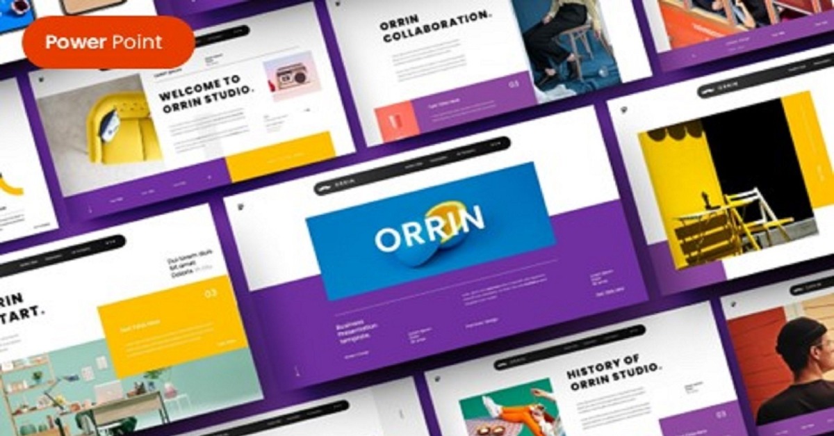 Orrin - Modello PowerPoint aziendale - TemplateMonster