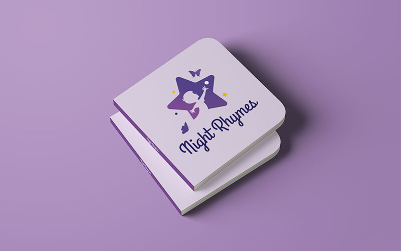 Night Rhymes Logo Template #304573 - TemplateMonster