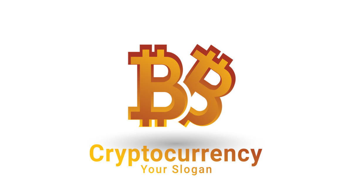 Bitcoin With Arrow Logo, Cryptocurrency Logo, Bitcoin Exchange Logo ...
