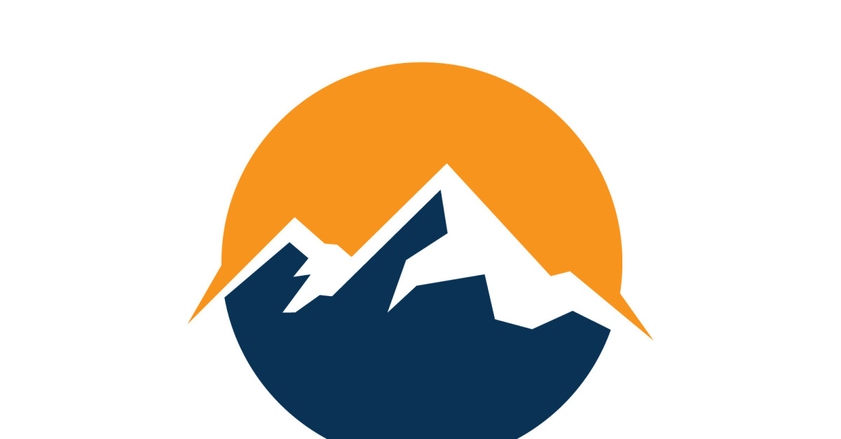 Górskie logo symbol górski wektor znak V5 - TemplateMonster