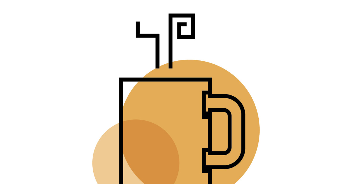 Coffee cup Logo coffee shop vector icon design V14