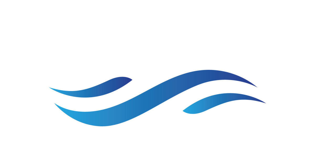 Vecteur De Logo Vague Bleue. conception de modèle d'illustration de ...