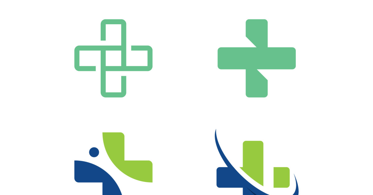 Medical Logo sign template vector illustration design V9