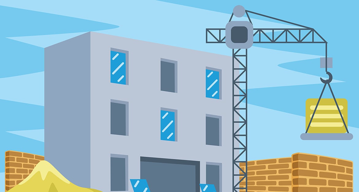 Building Construction Vector Illustration - TemplateMonster