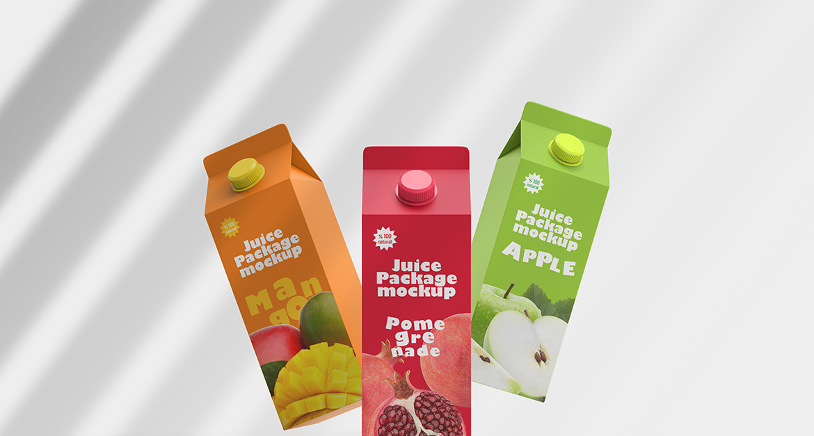 Juice Box Mockup-Vorlage, Band 20 #305430 - TemplateMonster