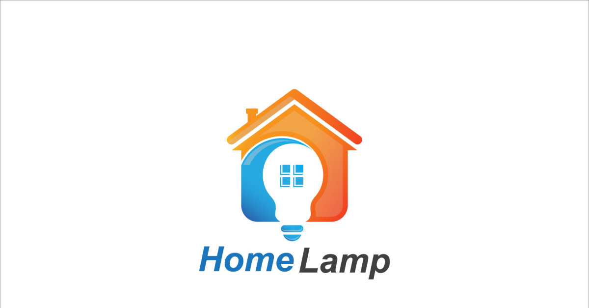 House and Lights Logo Modern Minimalis - TemplateMonster