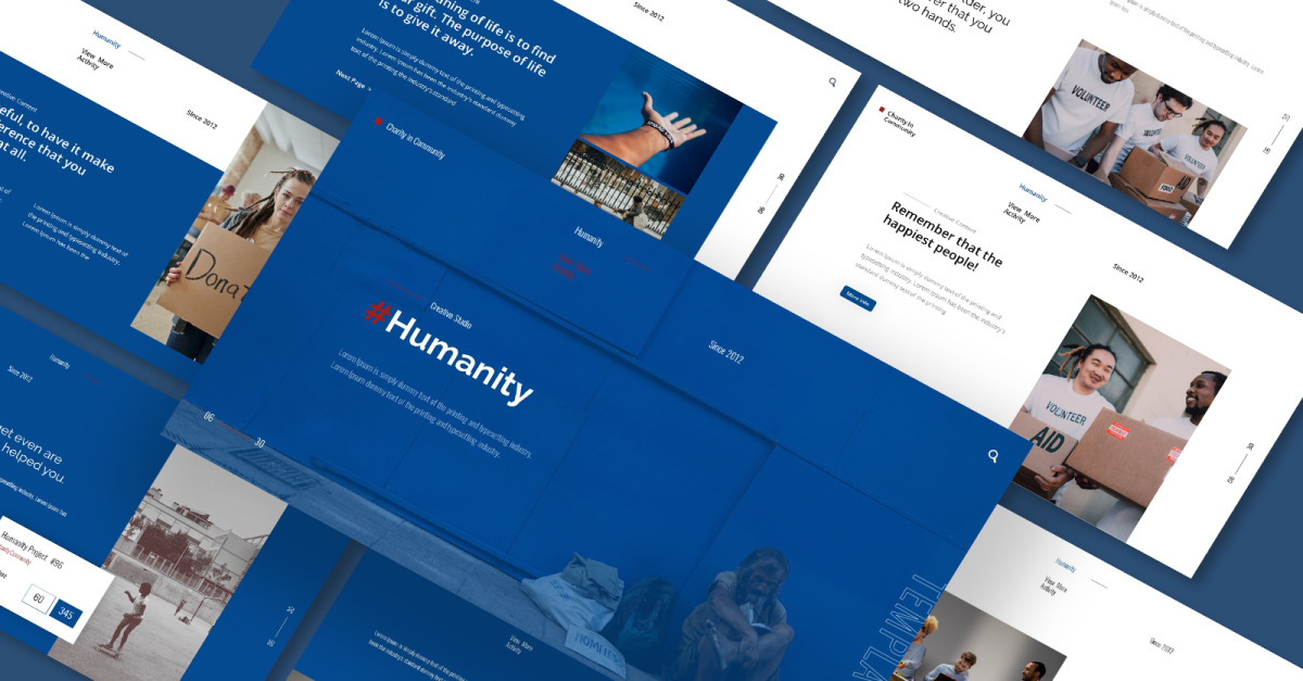 Social Humanity Powerpoint Presentation Template