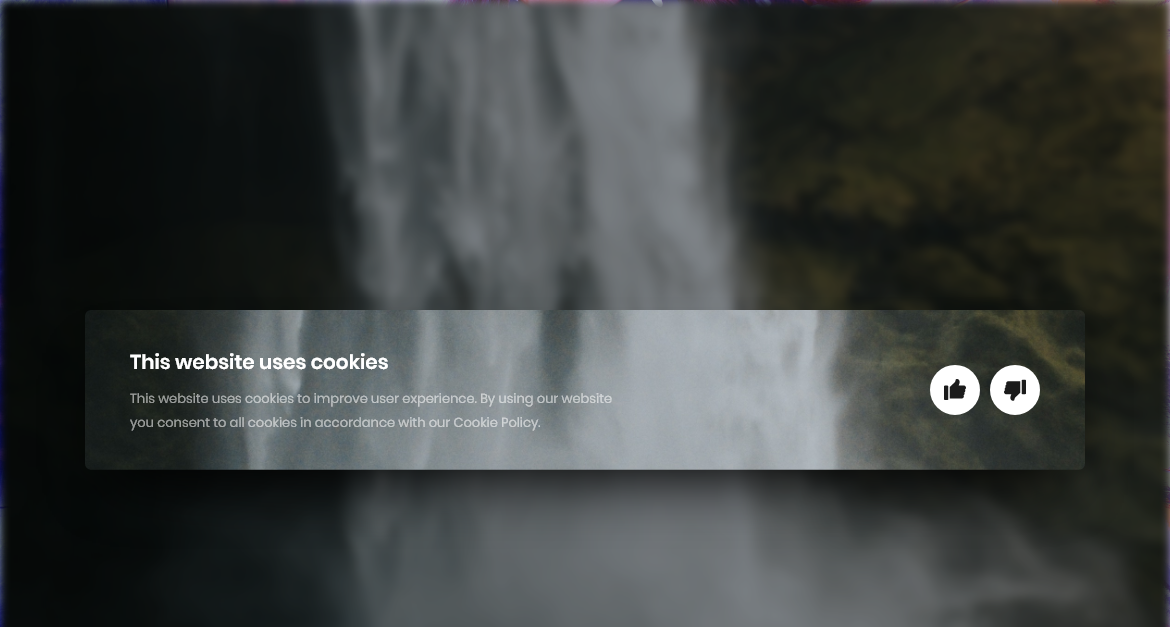 Cookies Popup Hero Header Landing Page Adobe XD Template Vol 028 Cookies Popup Hero Header Landing Page Adobe XD Template Vol 028