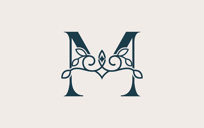 Brand Logo Design Template Beauty Cosmetic M