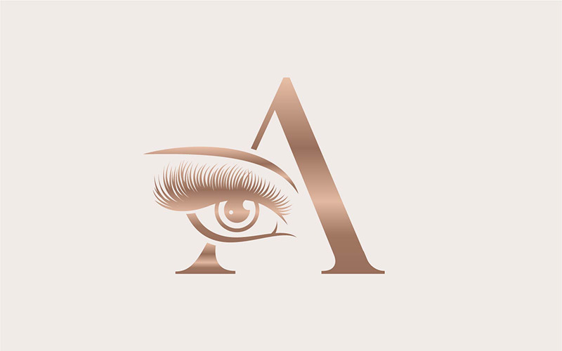 Logo značky Design Beauty Cosmetic A - TemplateMonster