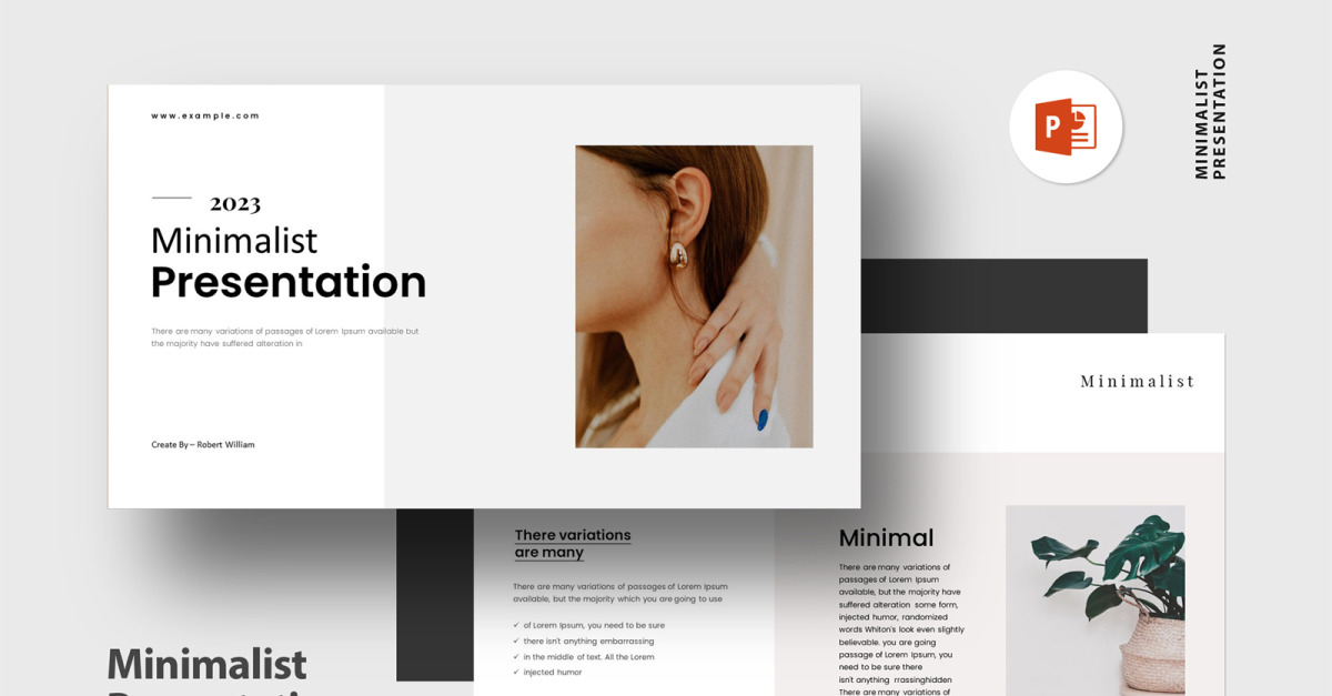 Minimalist Presentation Template Layout - TemplateMonster Minimalist Presentation Template Layout - TemplateMonster