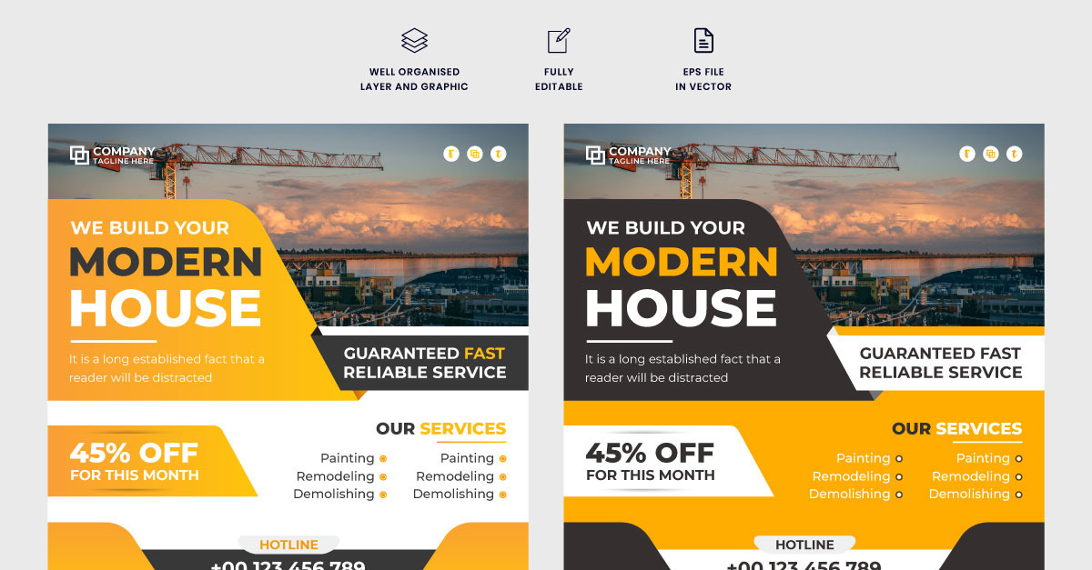 Home making business promotion poster - TemplateMonster