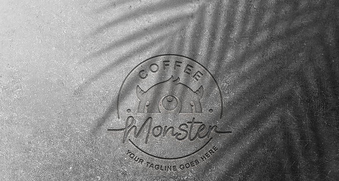 Pressed Logo Mockup PSD Template Vol 28 - TemplateMonster