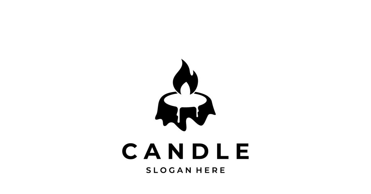 Candle fire logo vector version 4 #307371 - TemplateMonster