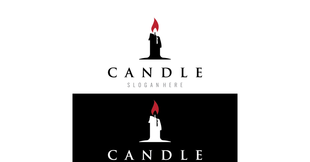 Candle fire logo vector version 7 #307374 - TemplateMonster