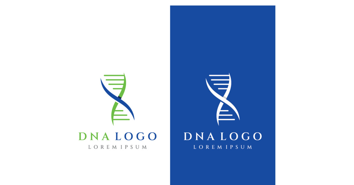 Dna medical health logo vector 11 #307877 - TemplateMonster