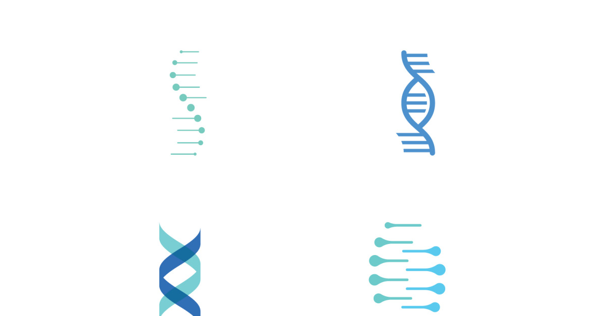 Dna medical health logo vector 20 #307886 - TemplateMonster