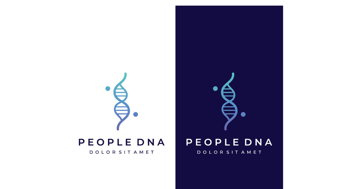 DNA tıbbi sağlık logo vektörü 13 #307879 - TemplateMonster