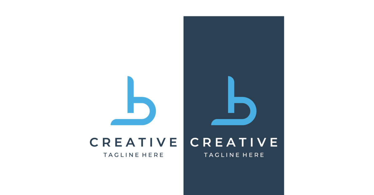 B letter initial vector design 2 #307970 - TemplateMonster