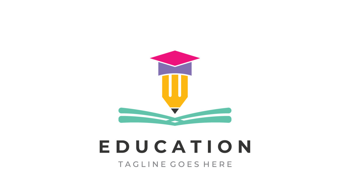 Eğitim Üniversitesi okul logo vektörü 4 - TemplateMonster