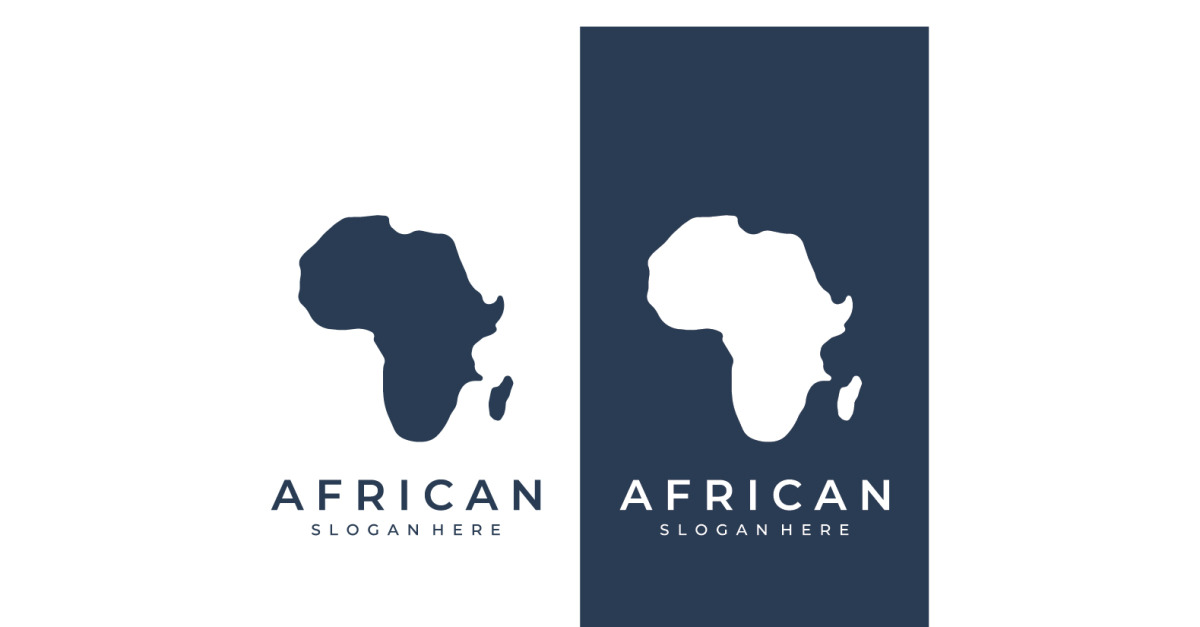 African map symbol logo vector 10 #308053 - TemplateMonster