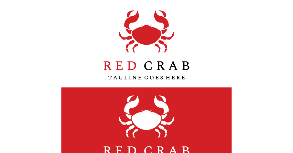 Deniz ürünleri yengeç gıda taze logo 12 - TemplateMonster