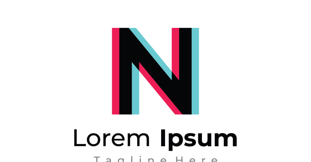N initial letter logo design vector 11 - TemplateMonster