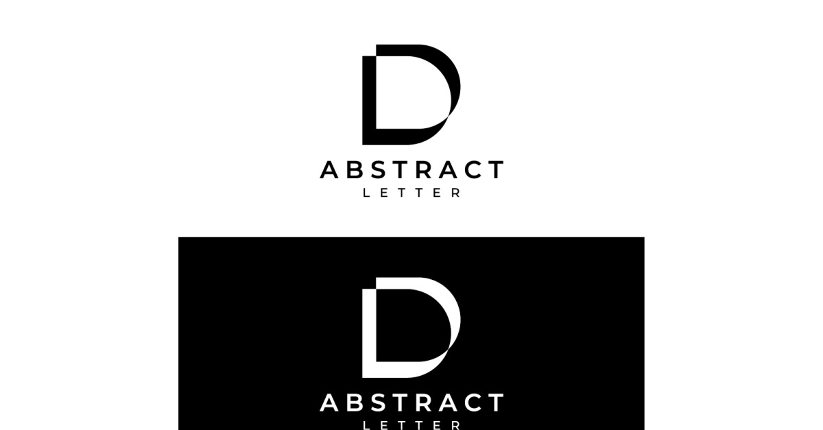 D letter initial business name logo name 13 - TemplateMonster