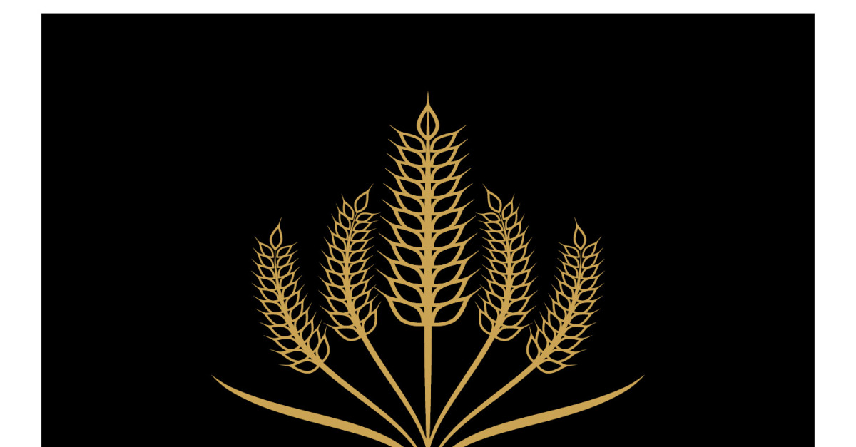 Modèle de logo de blé Symbole vectoriel Ver 11