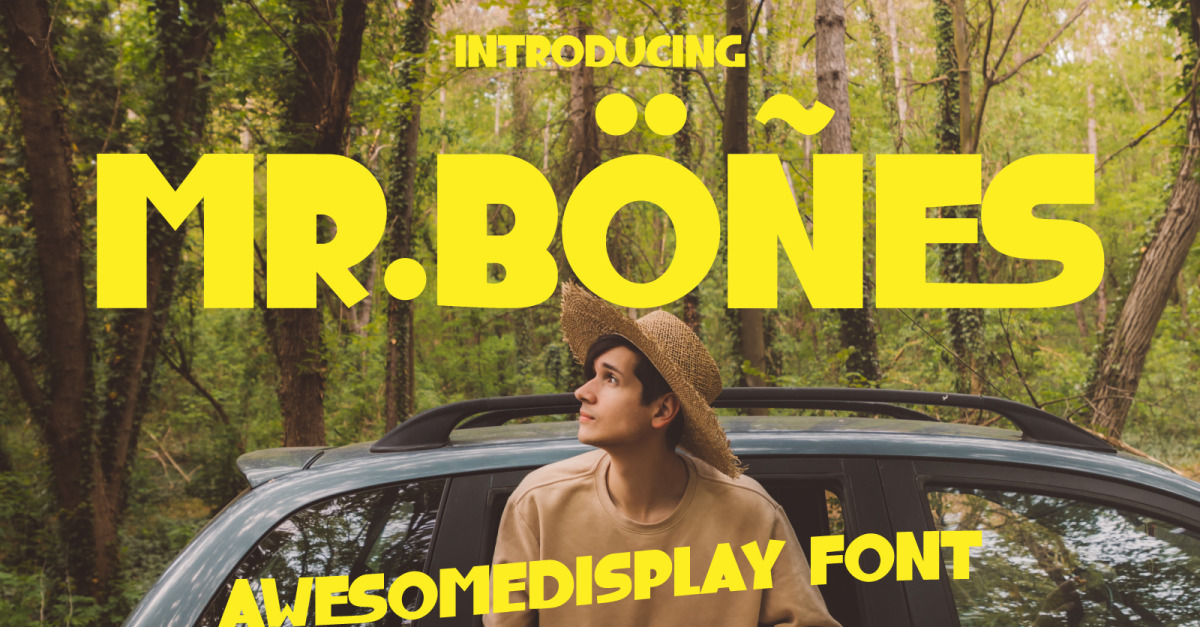 Mr. Bones - Fette Anzeigeschrift #308744 - TemplateMonster