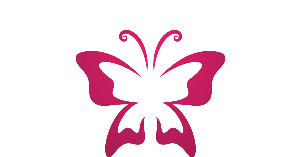 Uroda Motyl Logo wektor szablon V4 #308765 - TemplateMonster