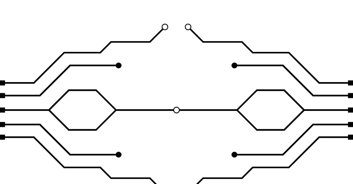 Circuit vector illustration design V7 - TemplateMonster