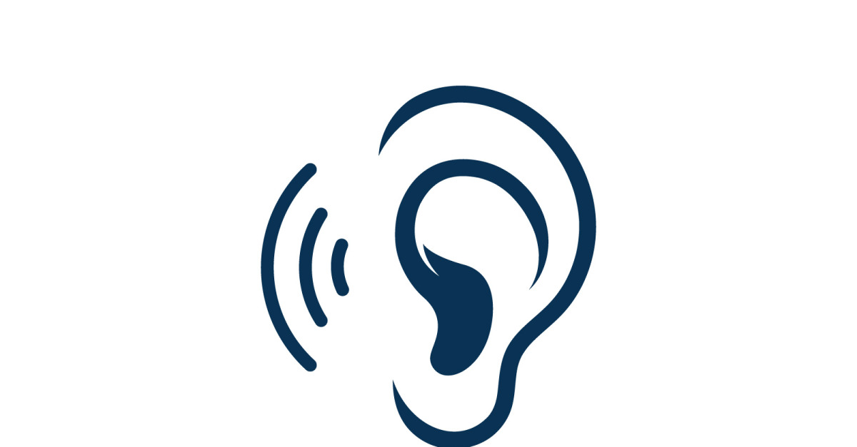 Oreille Logo Template vecteur icône V2 - TemplateMonster