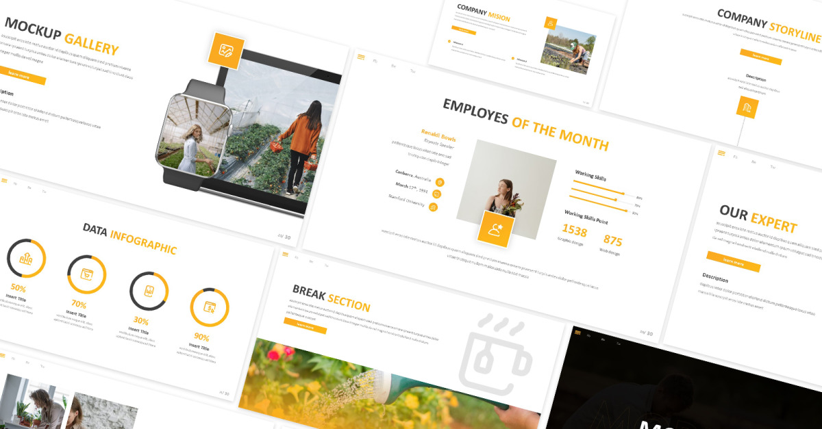 Morelife Pitch Deck Powerpoint-Vorlage - TemplateMonster