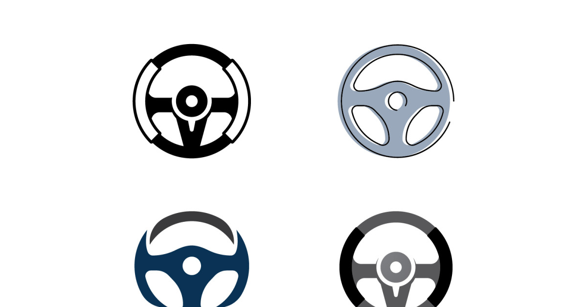 Coche volante logo ilustración vector V9 - TemplateMonster